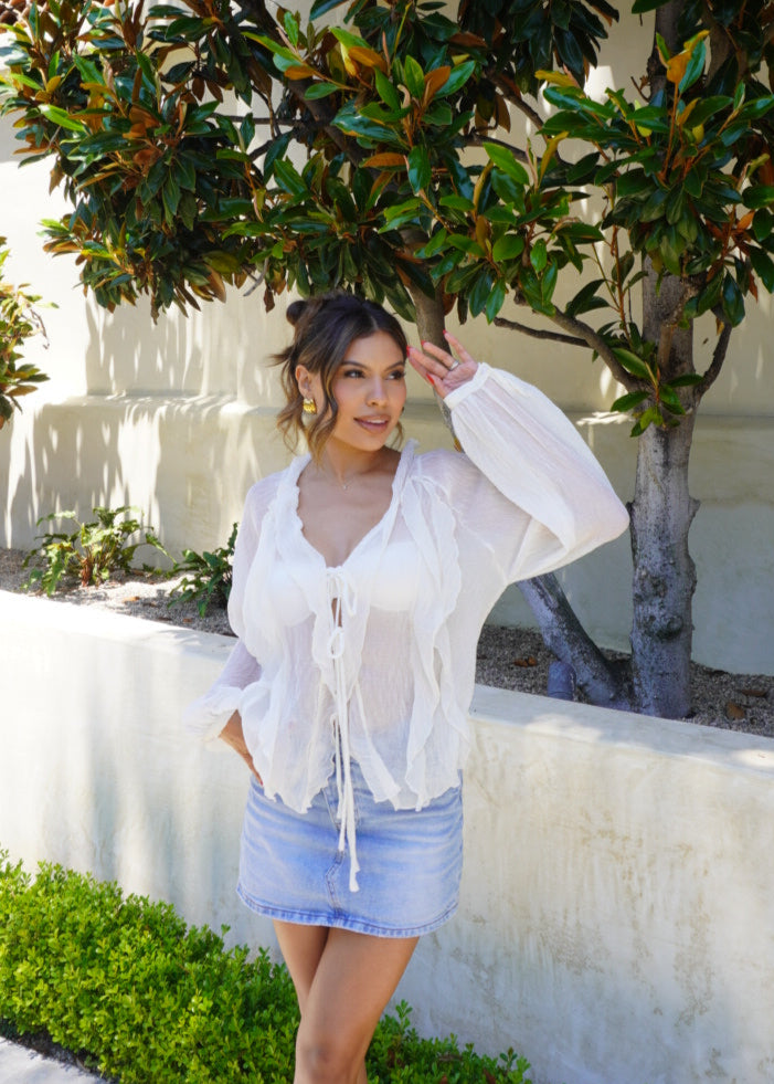 Dulce Sheer Top – BEVIDA PALMS